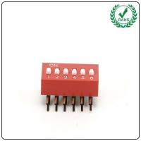 China DA series 0.25a 50v red plastic right angle spdt dip switch 3 buyers for sale