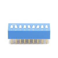 China 0.1A 50VDC slide type plastic 9 position dip switch 2 buyers for sale