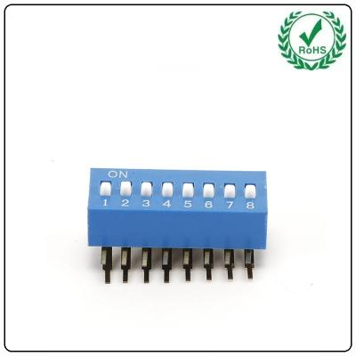 China 24VDC Max Current Right Angle Slide Switch 2.54mm Pitch Dip for sale