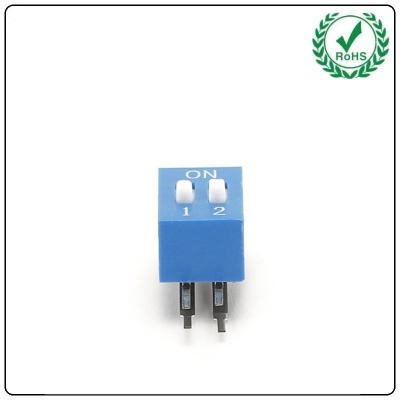 China Fire Retardant DA Series SPST Dip Switch UL94-V0 Injection Molding for sale