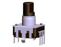 China 12mm EC12 rotary encoder with insulated shaft with switch EC1211-01-X2B-HA1 for sale