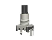China 12mm EC12 rotary encoder with insulated shaft with switch EC1211-01-X2B-HA1 for sale