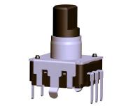 China 12mm EC12 rotary enocder with insulated shaft with switch EC1211-01-X2B-HA1 FOB for sale