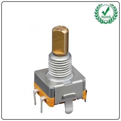 China waterproof rotary encoder switch incremental ec11 encoders rotary metal shaft for sale