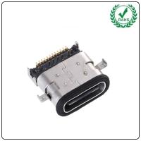 China USB-31C-F-PF01 USB Type C Connector IP67 Waterproof Mid Mount 3.0 SMT Through Hole for sale