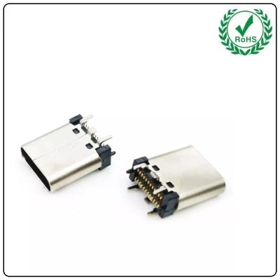 China SMT Through Hole Vertical Type C Female Connector USB 3.0 3.1 3.2 for sale