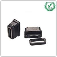China Free Hanging USB Type C Female Connector USBC Panel Mounting for sale