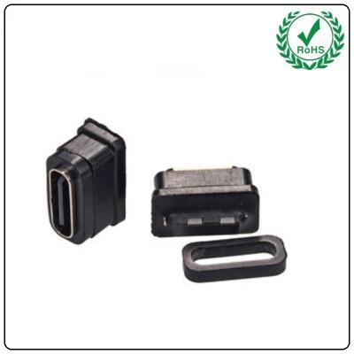 China Free Hanging USB Type C Female Connector USBC Panel Mounting for sale