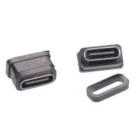 China Free Hanging USB Type C Female Connector USBC Panel Mounting for sale