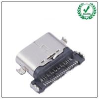 China USB-31C-F-01C-D USB Type C sure face mount Receptacle 24pins double rows USB C Female Connector fast charging for sale