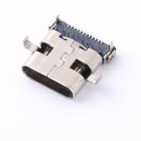 China USB-31C-F-01A USB Type-C Receptacle 24pins DIP+SMT Solder Type females socket connector off-set smt+dip type for sale
