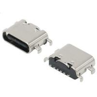 China USB-20C-F-06C16 USB Type C Top-mount Receptacle DIP+SMT Solder Type for sale