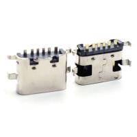 China USB-20C-F-06C16 USB Type C Top-mount Receptacle DIP+SMT Solder Type for sale