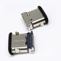 China USB-31C-F-011F USB Type C Female Connector High durability Vertical type c cable fast charging for sale