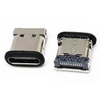 China USB-31C-F-011F USB Type C Female Connector High durability Vertical type c cable fast charging for sale