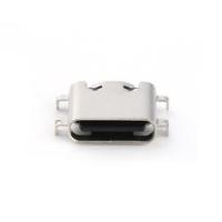 China USB 2.0 USB Type C 16 Position SMT Mid Mount 1.0mm Offset for sale