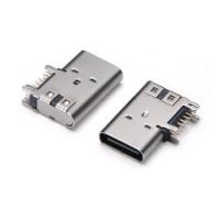 China USB-20C-F-14CD Type-C 14PIN female connector fast chargers through hole right angle vertical DIP type for sale