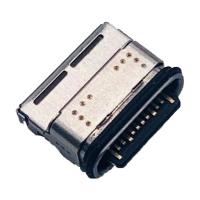 China DX07WH24JA3R1200-01 Right angle female USB TYPE C, Receptacle IPX8 ON BOARD Double row 24pin SMT for sale