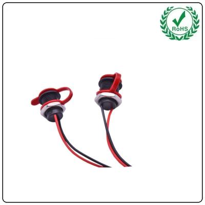 China Custom Cable Mount USB Type C Jack Socket Threaded Panel Mounting USB C Female Connector Wire Lead for sale
