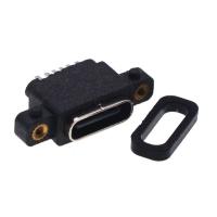China USB-20C-F-X706 GT-USB-7042 IPX8 Waterproof USB Type C Connector 6 Pin SMT for sale