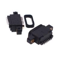 China USB-20C-F-X706 GT-USB-7042 IPX8 Waterproof USB Type C Connector 6 Pin SMT for sale