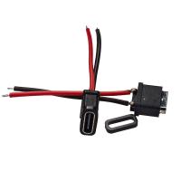 China USB Type C Female Connector 2Pin Panel Mounting USB Connector for sale