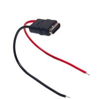China IPX5 Waterproof USB 2.0 Type C Receptacle Connector Panel Cutout USB cable for sale