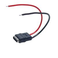 China IPX5 Waterproof USB 2.0 Type C Receptacle Connector Panel Cutout USB cable for sale