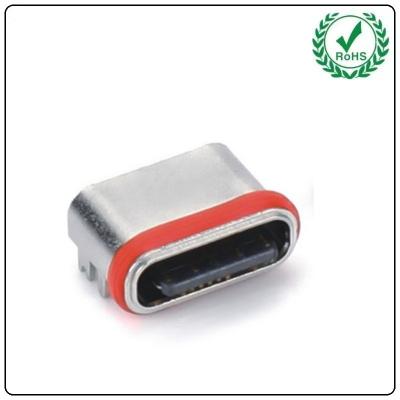 China USB-20C-F-01SF03 IPX8 Waterproof USB Type C Receptacle 16 Pin SMT Right Angle for sale