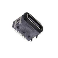 China Top Mount 6P USB Type C Female Connector SMT Type Right Angle USB-20C-F-06SF02 for sale