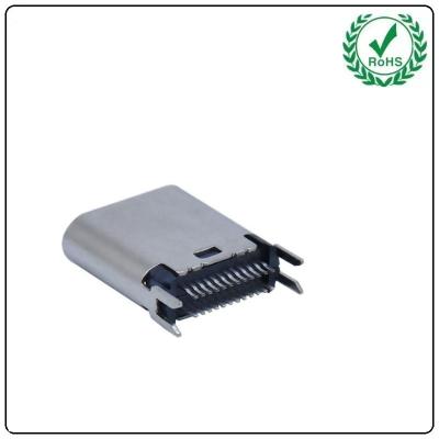 China CU1816SAH1MD2R0-LF-HC USB-20C-F-01T USB 2.0 Type C Receptacle SMD Through Hole 16P for sale