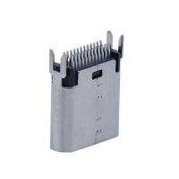 China CU1816SAH1MD2R0-LF-HC USB-20C-F-01T USB 2.0 Type C Receptacle SMD Through Hole 16P for sale