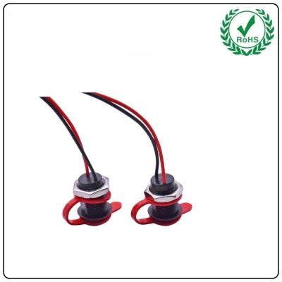 China USB-20C-F-02HL02 Custom Threaded Panel Mount USB Type C Jack Wire Assembly for sale