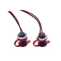 China USB-20C-F-02HL02 Custom Threaded Panel Mount USB Type C Jack Wire Assembly for sale
