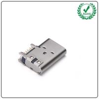 China UJC-VP-3-SMT-TR USB 2.0 Type C Socket 6Pin SMD Vertical Through Hole SMT for sale
