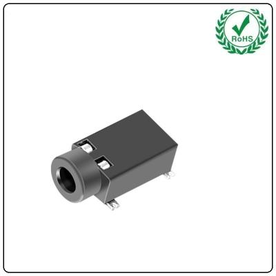 China SMT 2.5mm 4 Pin Terminals Female Mono Audio Jack Socket PJ20390 for sale