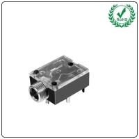 China 3.5mm Headphones Stereo Jack Socket Switch With Nut PCB Panel Mount Chassis Two Channel PJ30240 for sale