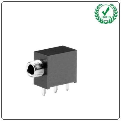 China PJ30250 Audio Smd Stereo Phone Jack Socket DC 50V 0.5A Rating for sale
