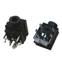 China SMD 3 Pin Stereo Phone Jack , Phone Connector Type 3.5mm Earphone Jack for sale