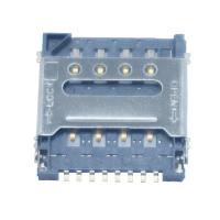 China Low Price High Quality SMT 8pin 1.5H Flip Type Micro Sim Gps Card Socket Connector for sale