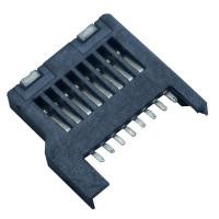 China TF Micro SD Card Connector Push Pull Socket All Plastic H=1.93 Mm for sale