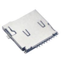 China Factory Supplier 8 Plus 1 Pin SMT Push Double Pressure Type Micro SD Card Socket Connector for sale