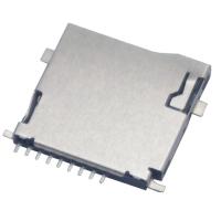 China Factory Supplier 8 Plus 1 Pin SMT Push Push Sinking PCB Board Reverse 1.05MM Type Micro SD Card Tf Card Socket Connector for sale