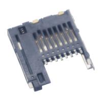 China High Quality 1.85H 8 Pin Micro SD Memory Card Holder Push Push Internal Welding Type Socket Connector for sale