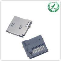 China Factory Supplier 8 Plus 1 Pin SMT Push Double Pressure Plating Gold Type Micro SD Card Holder High Quality Connector for sale