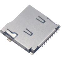 China Factory Supplier 8 Plus 1 Pin SMT Push Double Pressure Plating Gold Type Micro SD Card Holder High Quality Connector for sale