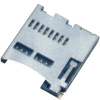 China LCP 8pin H1.85mm Micro SD Card Connector , T Flash Type TF Card Reader Holder for sale