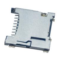 China Push Push Type Micro SD Card Socket , 1.45H 8Pin SMT TF Card Connector for sale