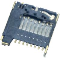 China Micro Card Reader Socket Adapter Sd Memory Card Connector 1.28H 8Pin TF Push Push for sale