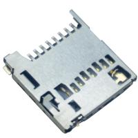 China Micro Card Reader Socket Adapter Sd Memory Card Connector 1.28H 8Pin TF Push Push for sale